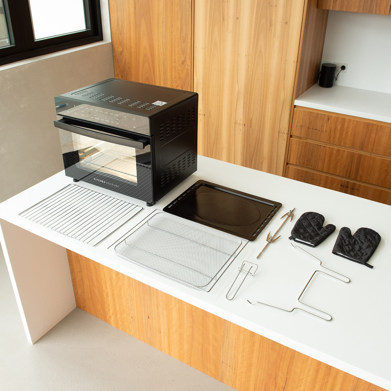 Kitchen Couture 45 Litre Multifunctional Air Fryer Oven Big Papa Digit ...